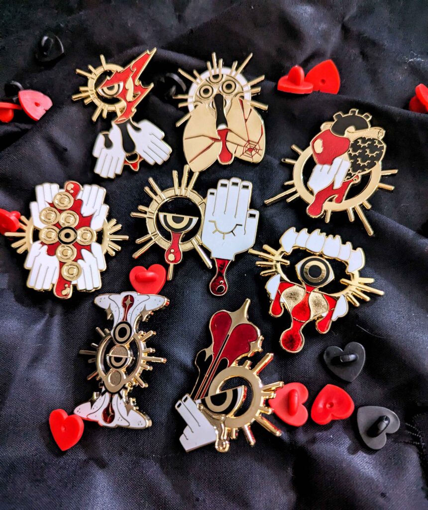 The Seven Deadly Pins – The Windy & Wallflower Shop